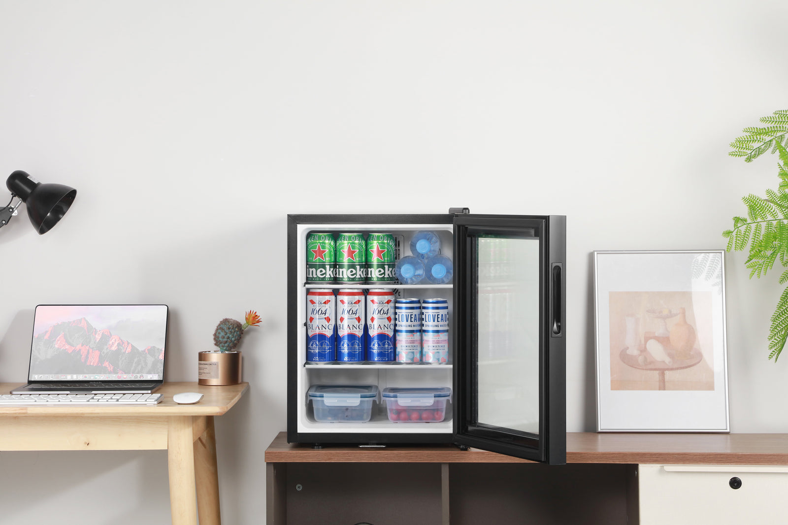 Subcold Aire40-G LED Tabletop Mini Fridge - Black
