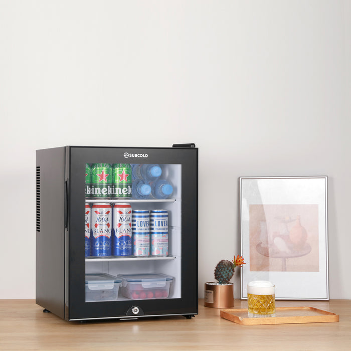 Subcold Aire40-G LED Tabletop Mini Fridge - Black