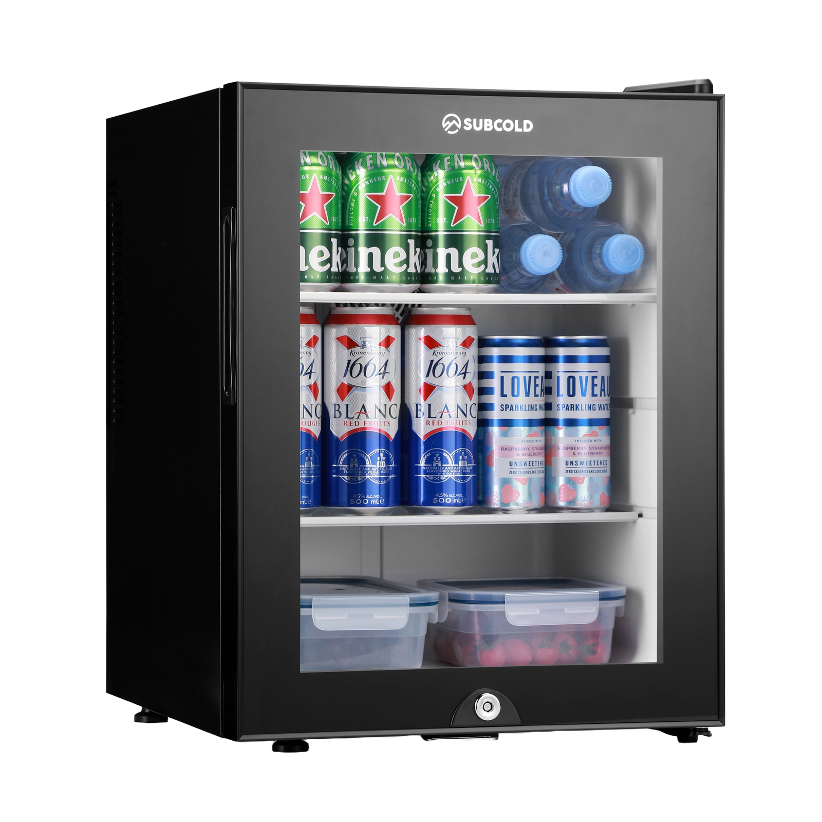 Subcold Aire40-G LED Tabletop Mini Fridge - Black